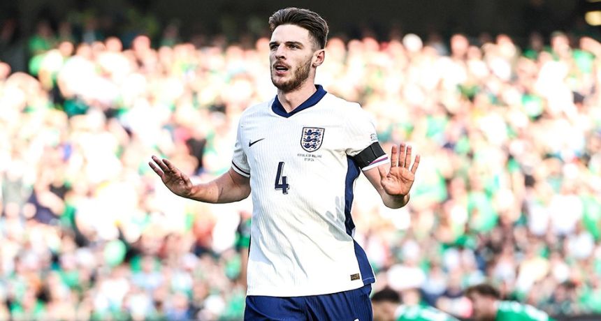 Declan Rice did not celebrate his goal against the Republic of Ireland ...