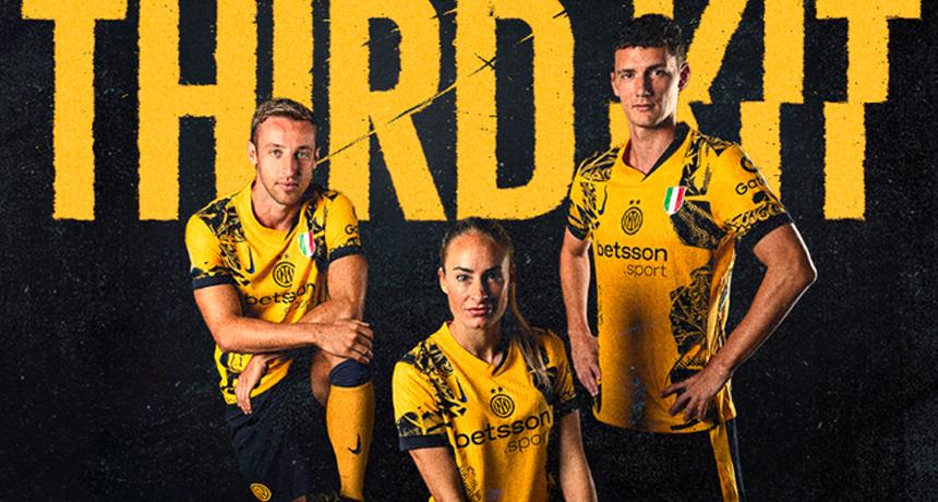 Like the skin of a snake. Inter unveiled their third set of uniforms ...