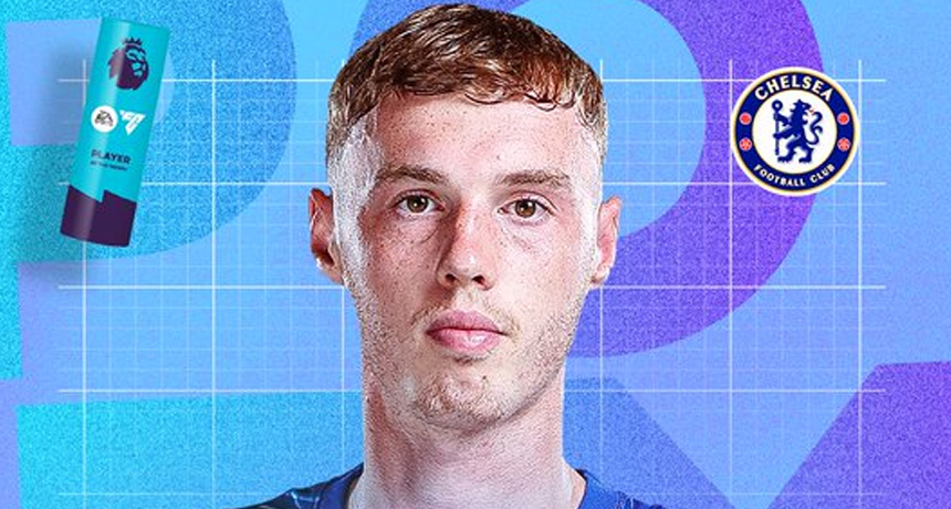 On incredible form. Palmer is the Premier League Player of the Month ...