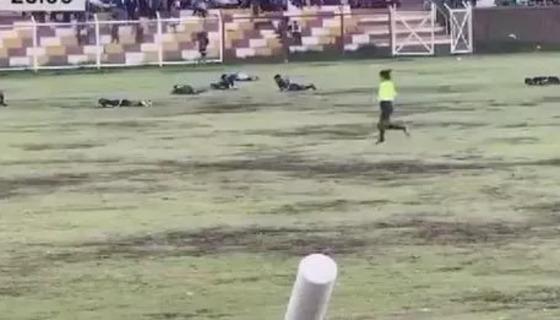 A footballer has died. In Peru, lightning struck the field during a ...