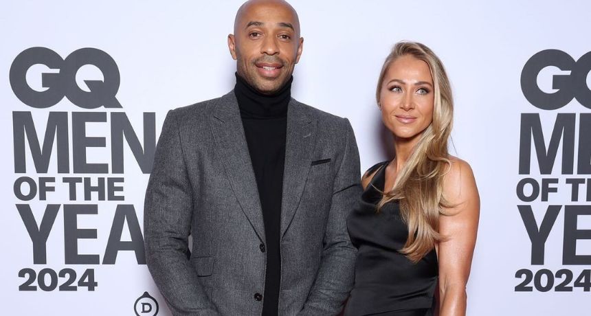 Thierry Henry Attends GQ Awards Red Carpet with His Stunning Partner ...