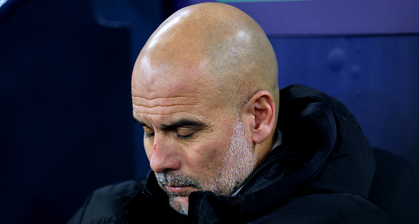 Very strange: Guardiola explains his scratched face | Dailysports