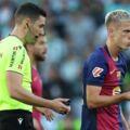 Dani Olmo lost a tooth during the match between Barcelona and Real ...