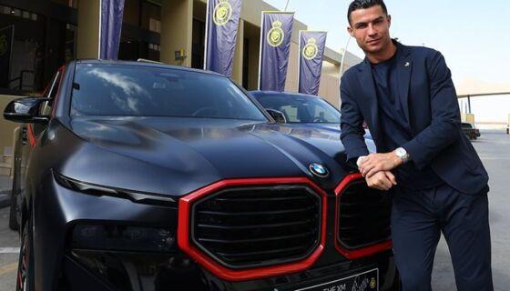Stylé ! Cristiano Ronaldo reçoit une BMW sponsorisée d'une valeur de ...