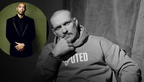 Funny moment: Oleksandr Usyk playfully challenges Thierry Henry ...