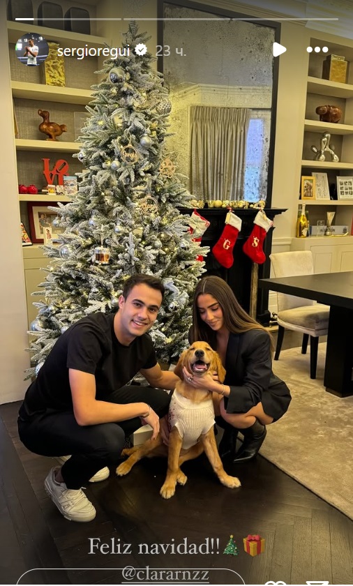 Tottenham defender Sergio Reguilón celebrates Christmas with new ...