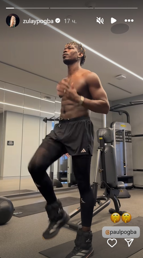 Paul Pogba prepares for football return, showing excellent physical ...