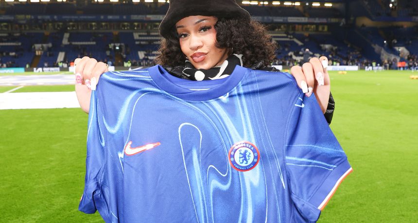 Musicians show support for Chelsea: rapper Saweetie attends Blues ...
