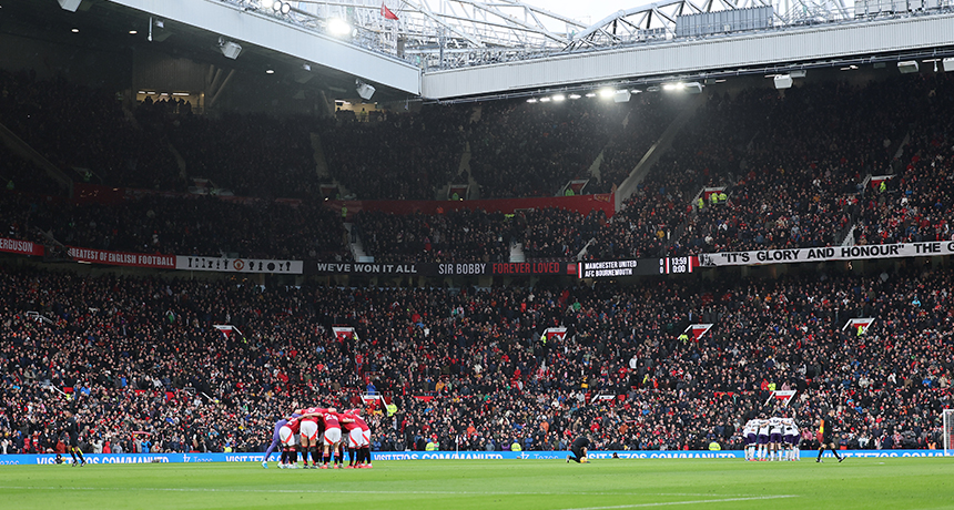 A rat made its appearance on the pitch at Old Trafford during ...