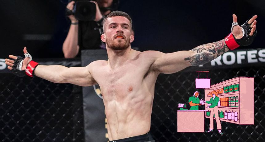 "Stocked shelves in a supermarket": MMA fighter Nathan Kelly shares his ...