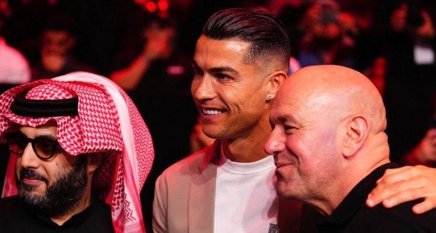 Cristiano Ronaldo attended the UFC Fight Night 250 event | Dailysports