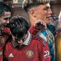 Manchester United star Alejandro Garnacho showcases home gym with Messi ...