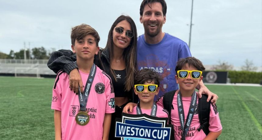 Winning runs in their blood! Messi’s sons set unique football record ...