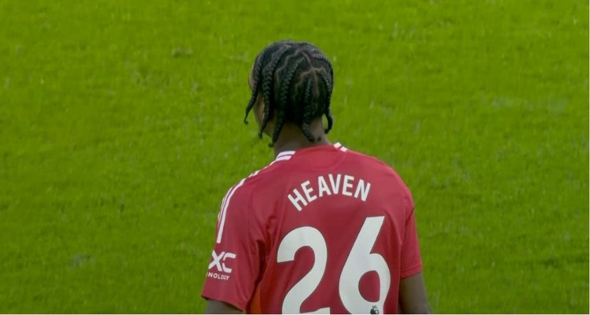 In winter, he switched from Arsenal to Man United. Aiden Heaven made ...