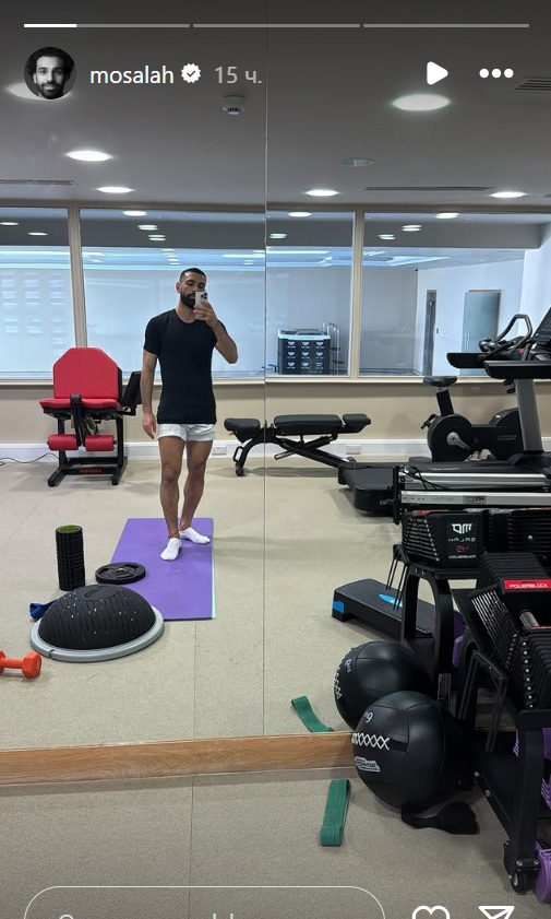 A true pro. Mo Salah showcases his gym training regime | Dailysports