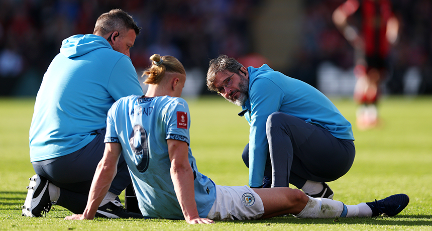 It's very serious. Guardiola revealed Erling Haaland's recovery ...