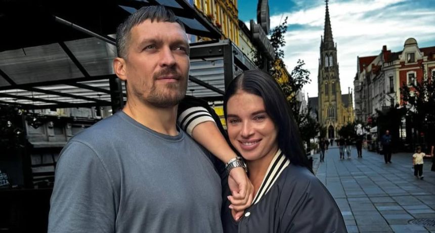Best dad! Oleksandr Usyk's wife shows how he tries to feed their 1-year ...