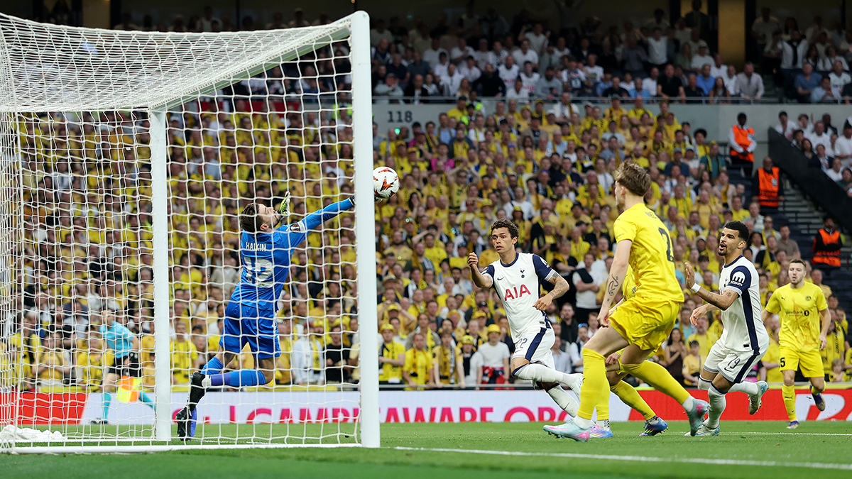 Tottenham score in the first minute of a European match for the first ...