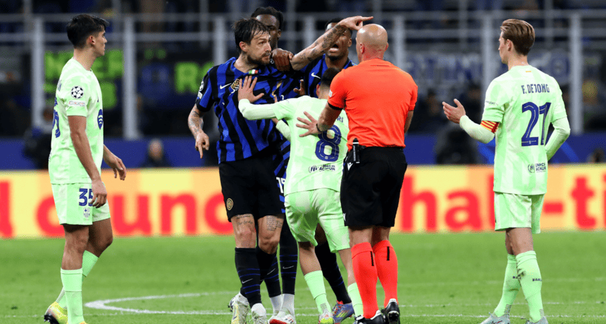 Major scandal erupts during Inter vs Barcelona match. Did Iñigo ...