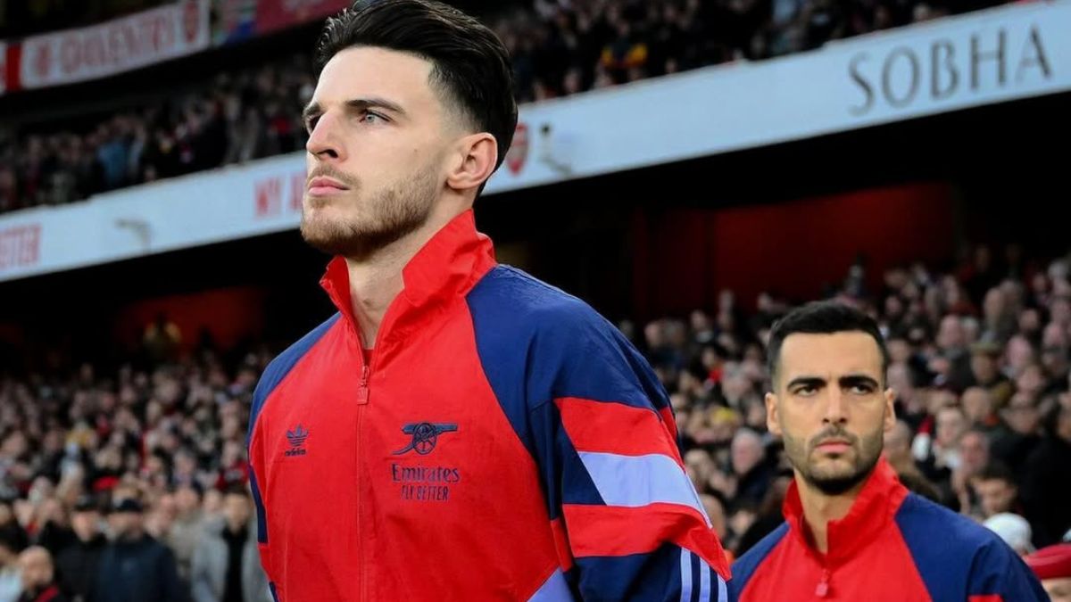 "Looking forward to it." Declan Rice shows his determination ahead of ...