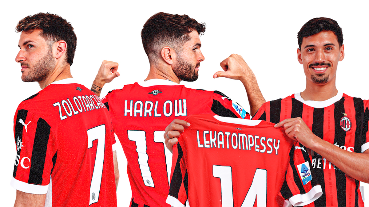 Los jugadores del Milan saldrán al campo con los apellidos de sus ...