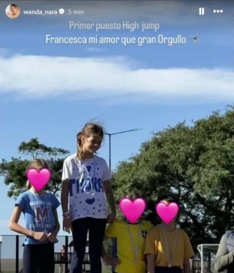 Mère fière : Wanda Nara s'est vantée de la réussite de leur fille aînée ...