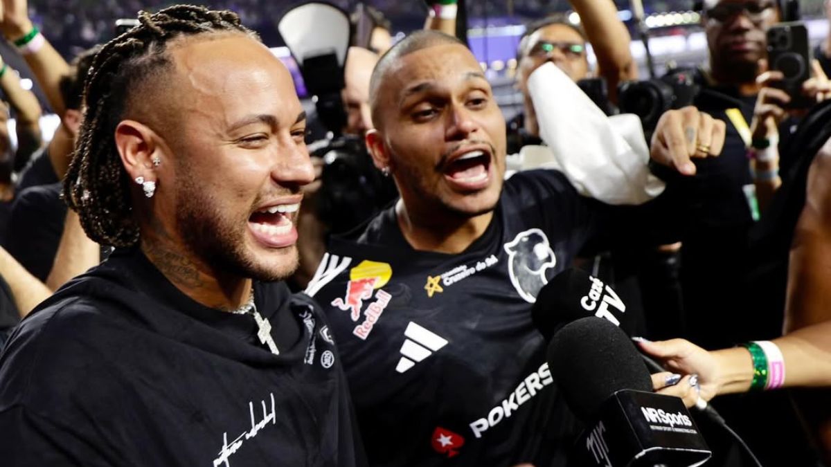 Neymar celebrates Furia FC's Kings League Brazil win with a new ...