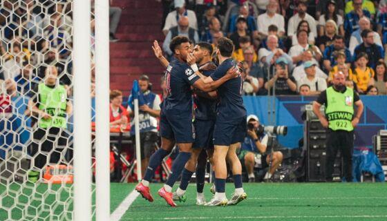 Hakimi becomes the first Moroccan footballer to score in a UEFA ...