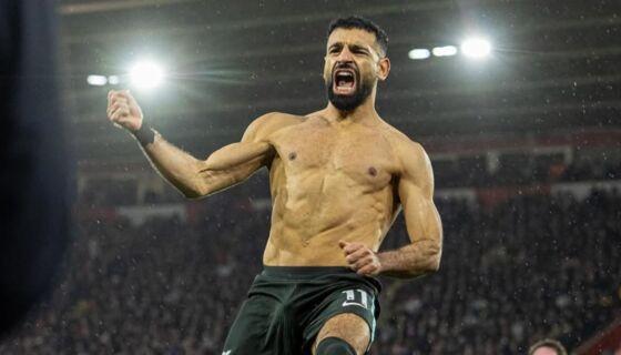 In incredible shape! Salah shares gym photo, showing off his ripped ...