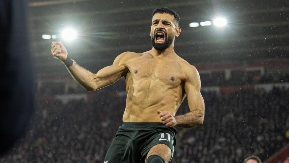 In incredible shape! Salah shares gym photo, showing off his ripped ...