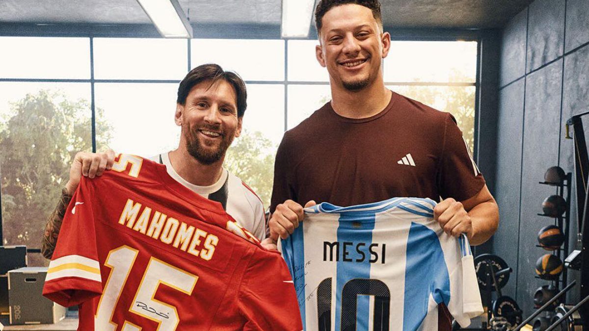 Leo Messi y la estrella de la NFL Patrick Mahomes protagonizan el nuevo ...