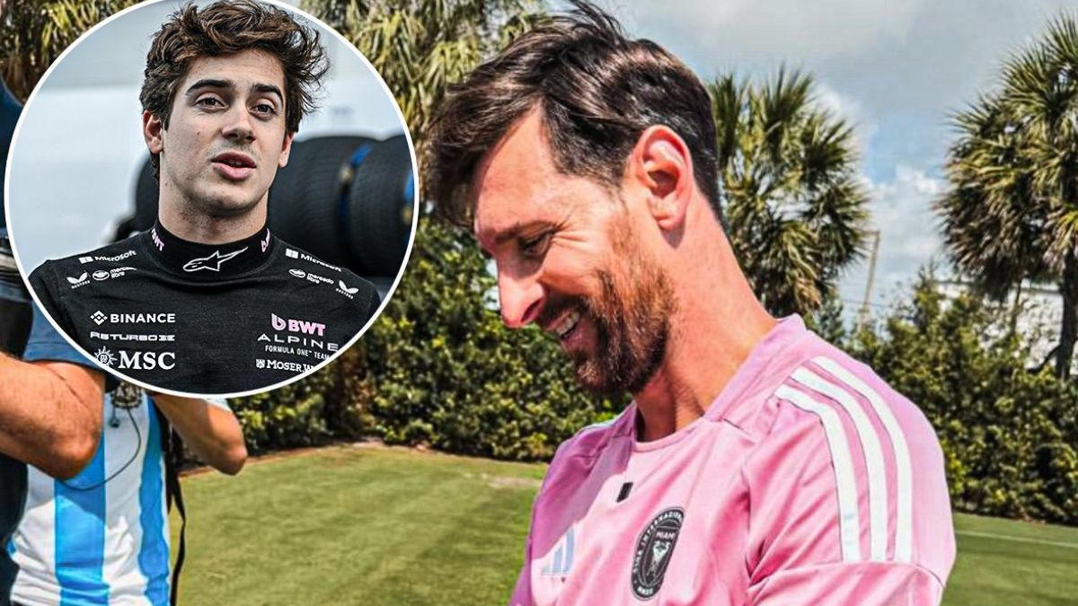 Argentine friendship. Lionel Messi receives a gift from F1 driver ...