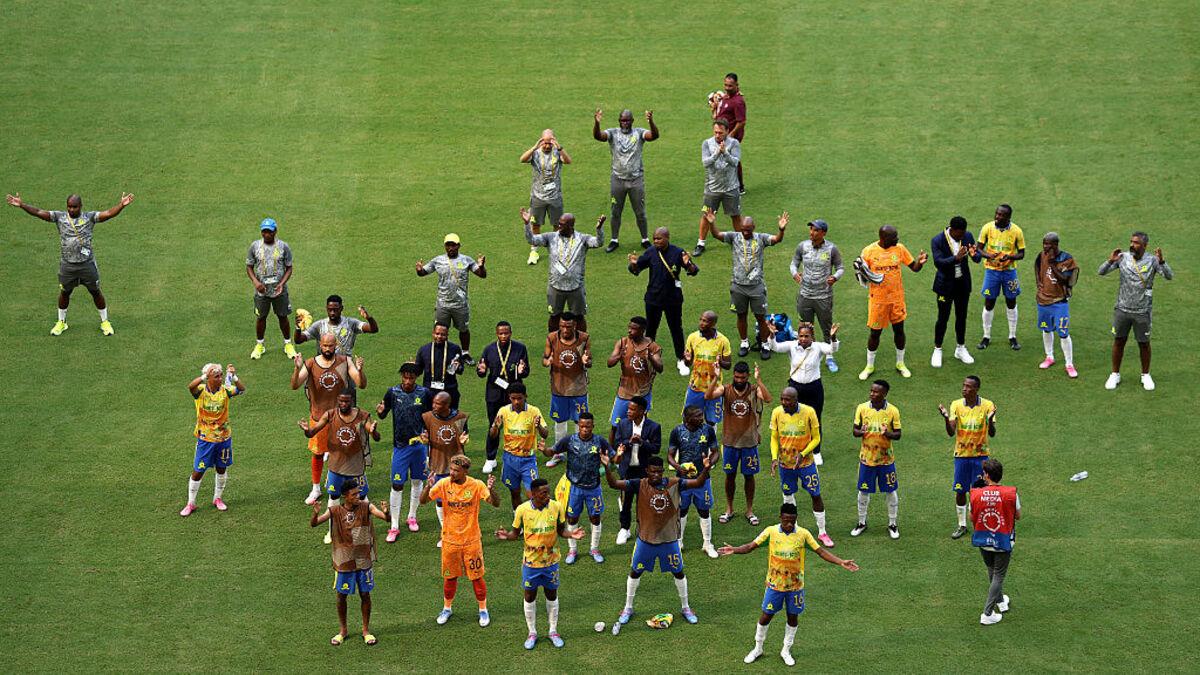 Une dernière danse au tournoi : les joueurs de Mamelodi Sundowns ...