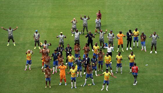 Une dernière danse au tournoi : les joueurs de Mamelodi Sundowns ...