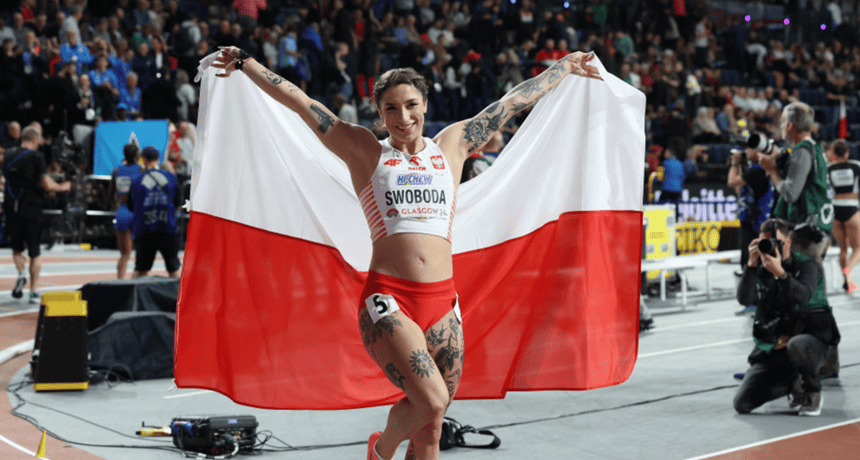 What was better? Ewa Swoboda ran the distance in a miner’s uniform and ...