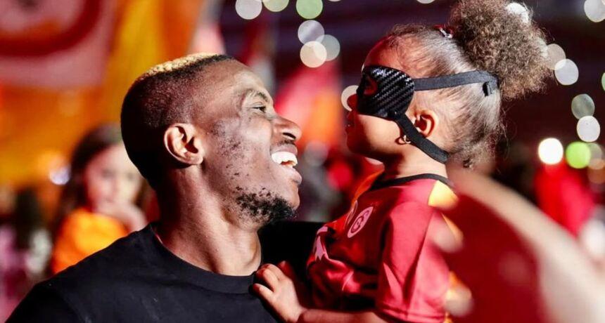 Adorable moment: Victor Osimhen spends time with his beloved daughter ...