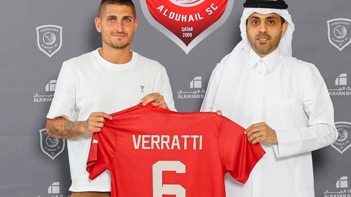 Official: Marco Verratti is the new player for Qatari side Al-Duhail ...