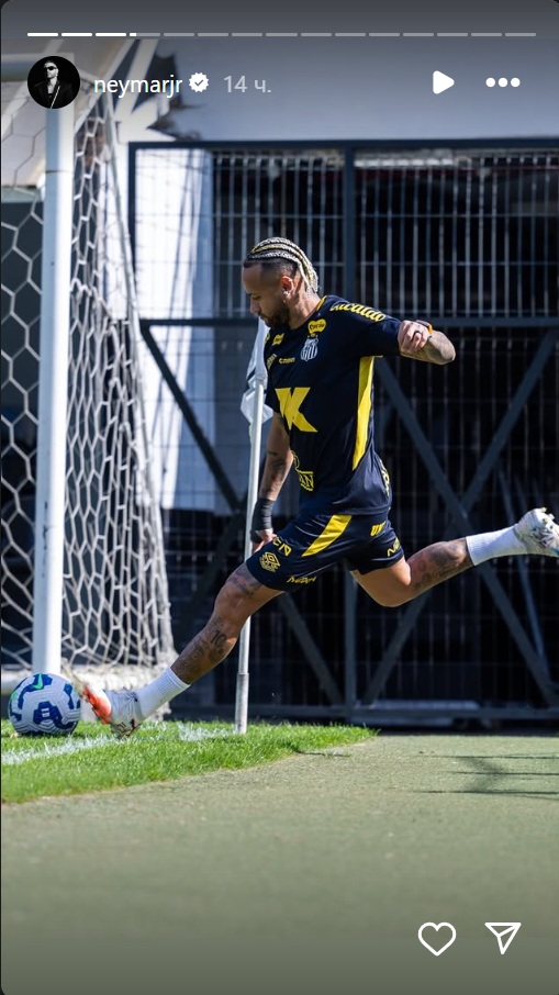 The return is near. Neymar shares new photos from team training ...