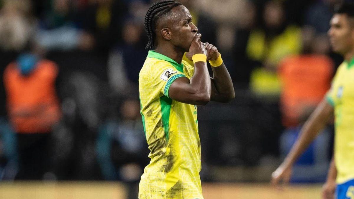 De retour chez lui ! Vinicius Junior est rentré au Brésil pour les ...