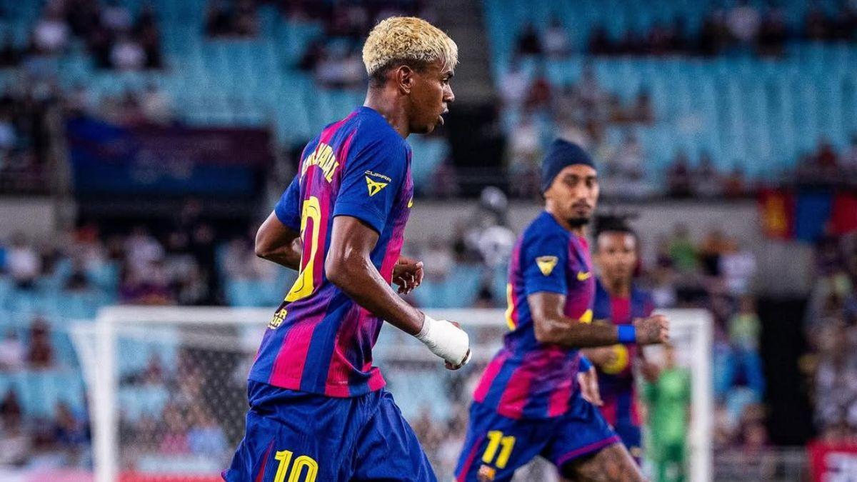 Lamine Yamal a réagi au dernier match de la tournée asiatique du Barça ...