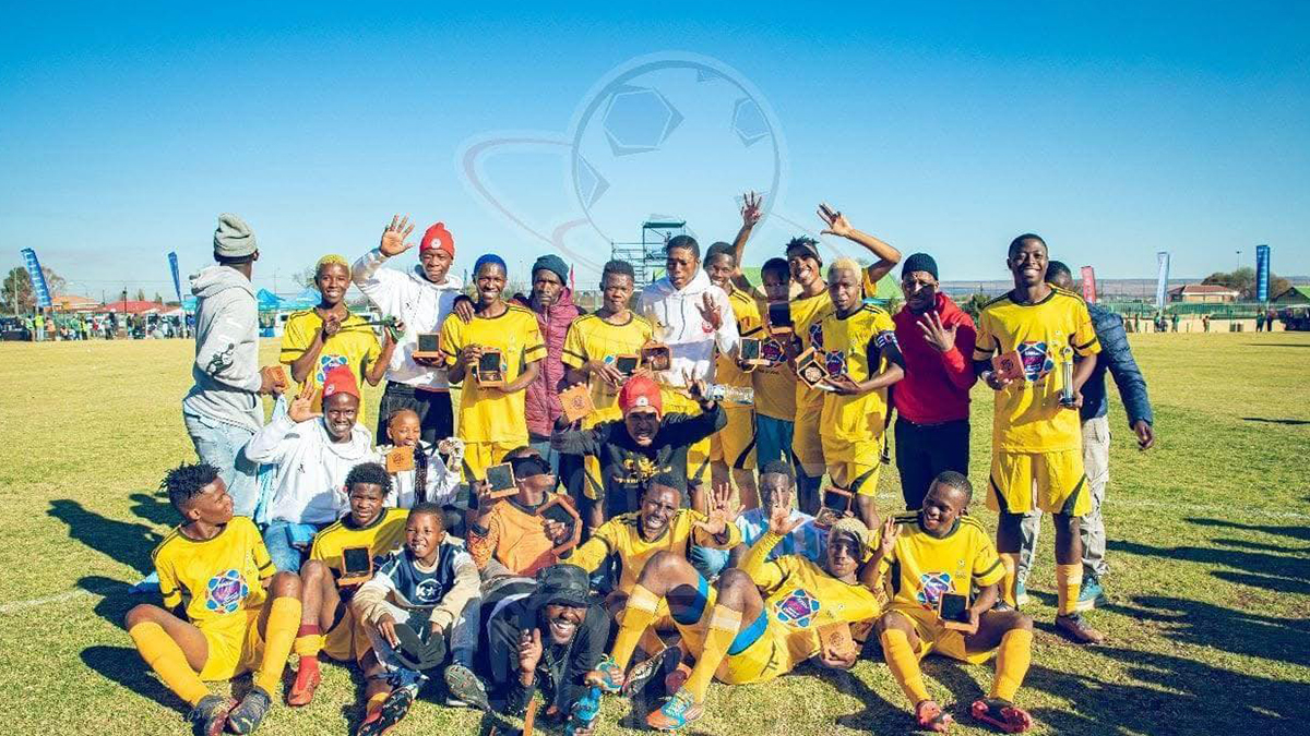 An intimidating team! In South Africa, a club named FC Covid-19 has ...