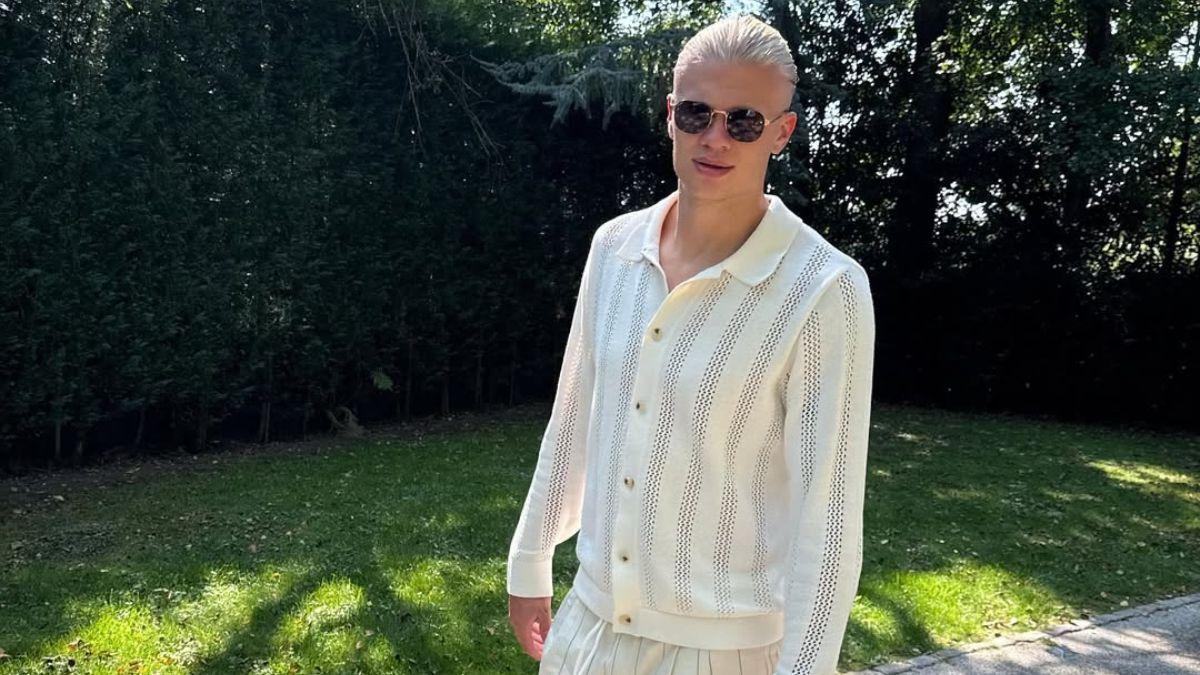 Sunny day. Erling Haaland shares a walking photo after Premier League ...