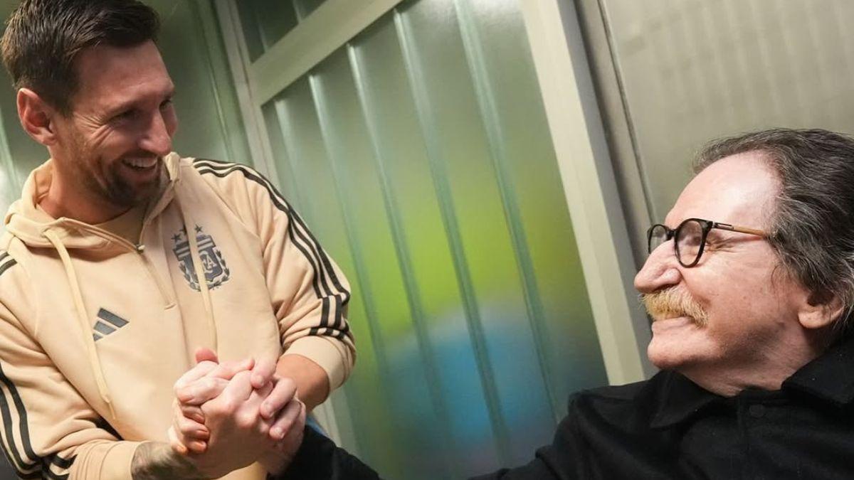 Legends meet: Leo Messi connects with renowned Argentine singer Charly ...