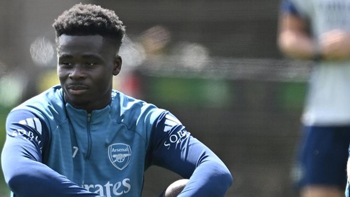 Good news for Arteta! Saka recovers from injury and will be available ...