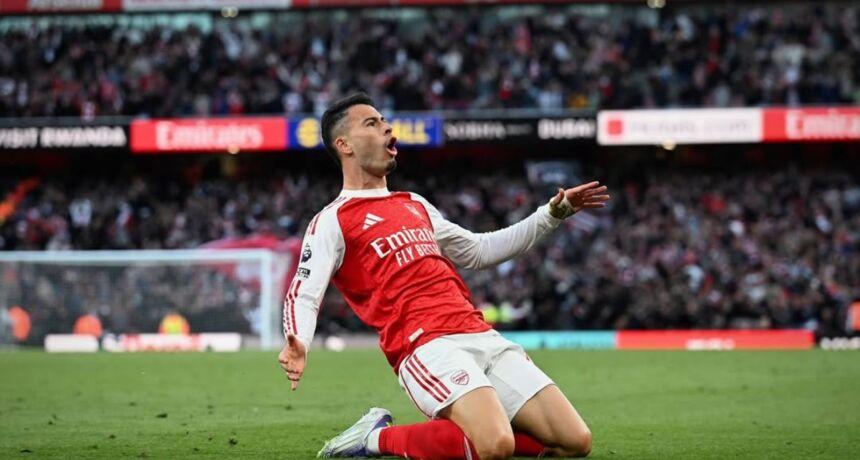 The power of love. Gabriel Martinelli's girlfriend inspired his goal ...