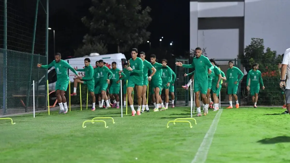 Friendly match : Atlas Lions' last session before the duel against ...