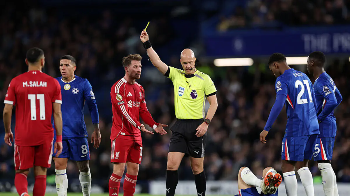 Anthony Taylor explains why he sent off Enzo Maresca during the last ...