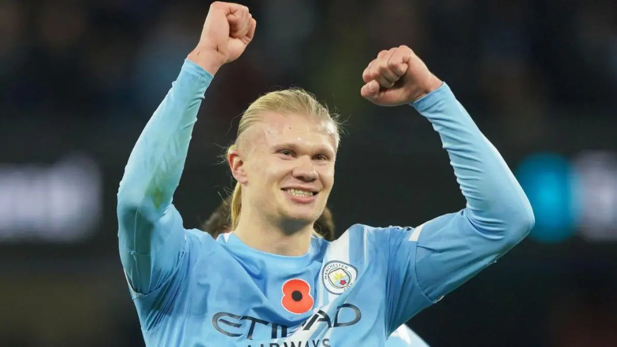 Le robot. Haaland célèbre son but contre Bournemouth de façon amusante ...