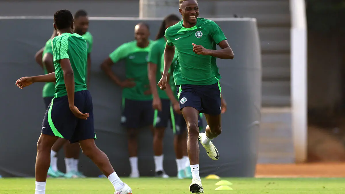 Victor Osimhen and Frank Onyedika Join Super Eagles Ahead of Crucial ...