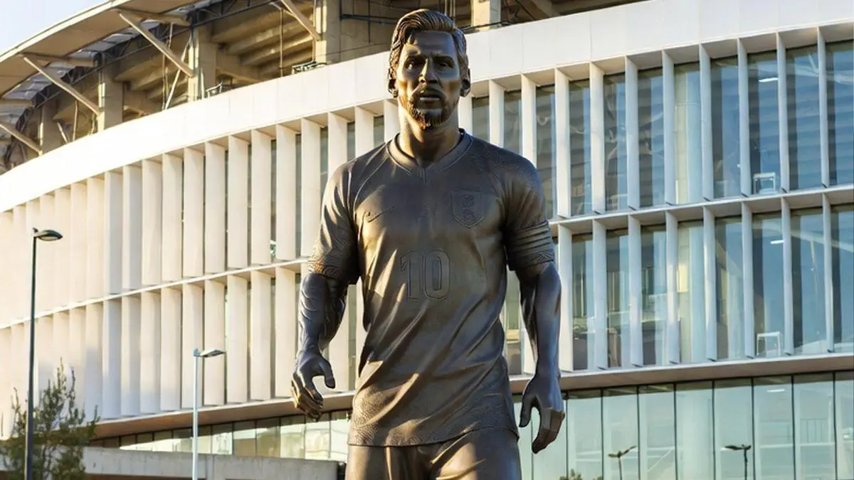 On honore la légende. Barcelone installera une statue de Lionel Messi ...